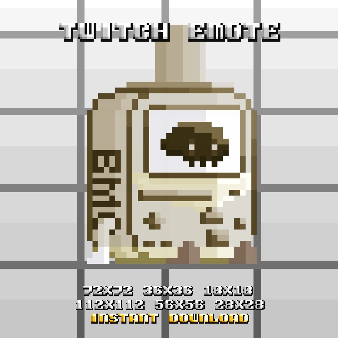 Adventure Time Death BMO Twitch Pixel Emote Channel Points INSTANT ...