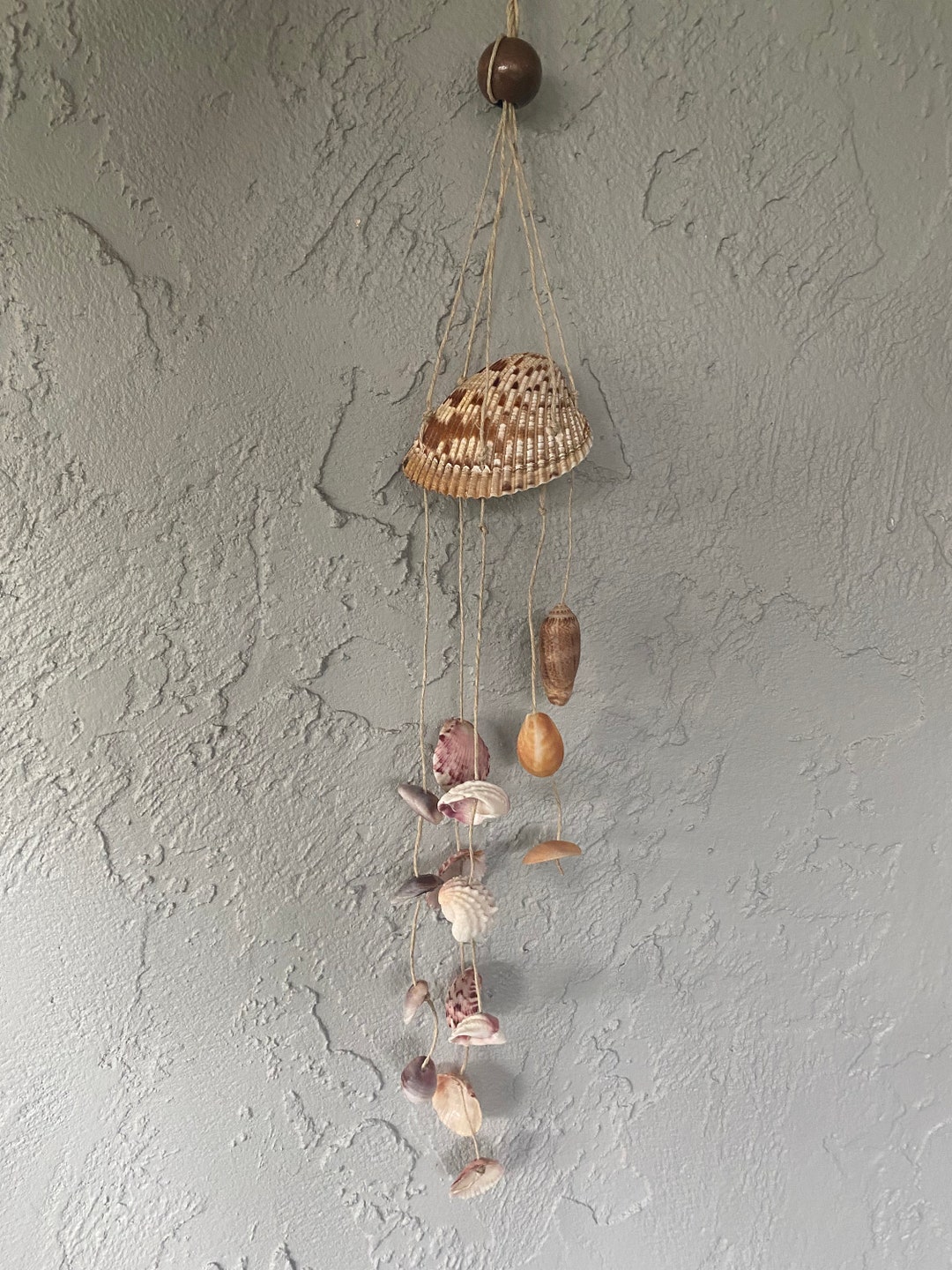 Coastal Cottage Seashell Windchime - Etsy
