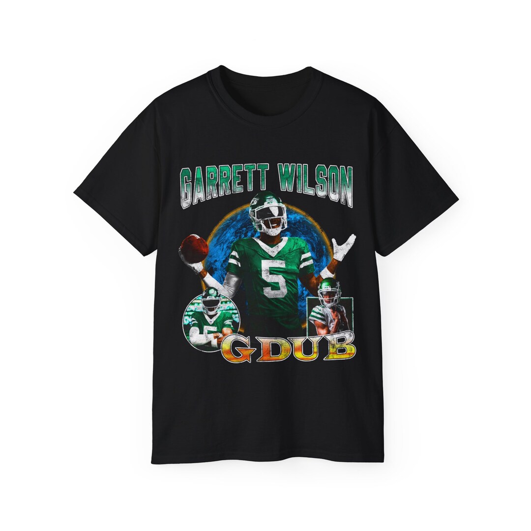 Garrett Wilson Vintage 90s Style Football Graphic Tee - Etsy
