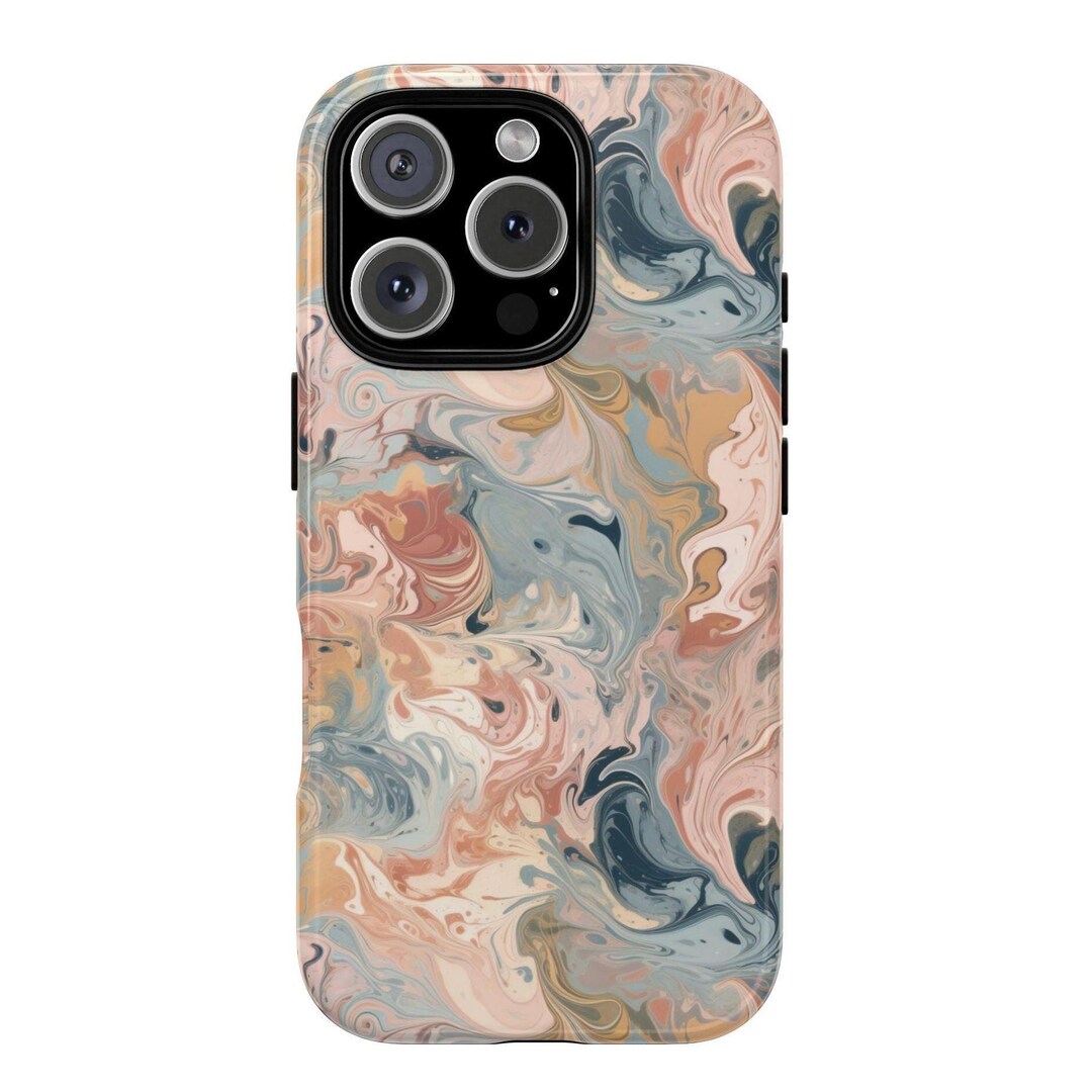Creamy Swirl iPhone 16 Plus Pro Max Phone Case Samsung S24 Google 8 ...