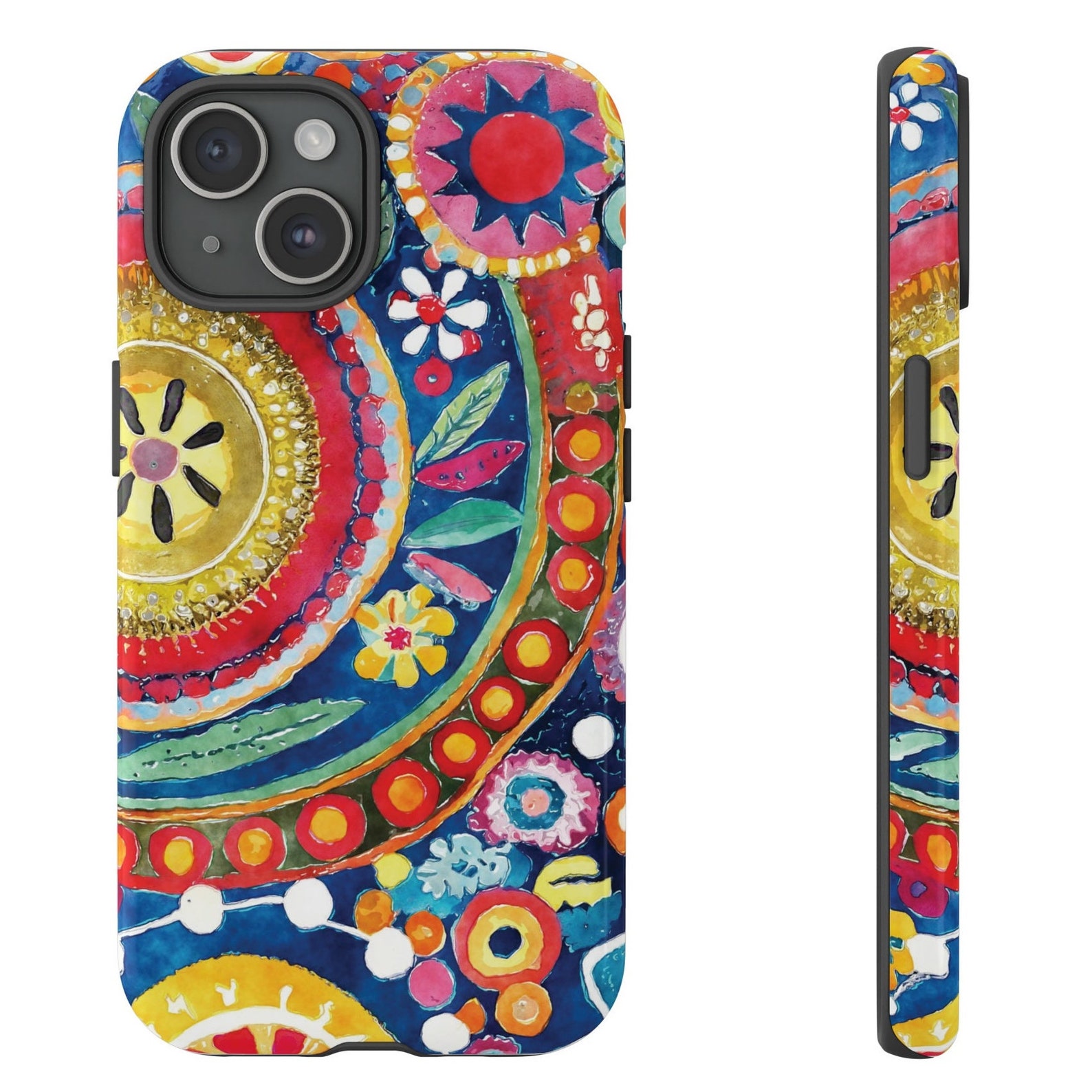 Cool Funky Boho Pattern Phone Case, Cute Colorful iPhone Google Samsung ...