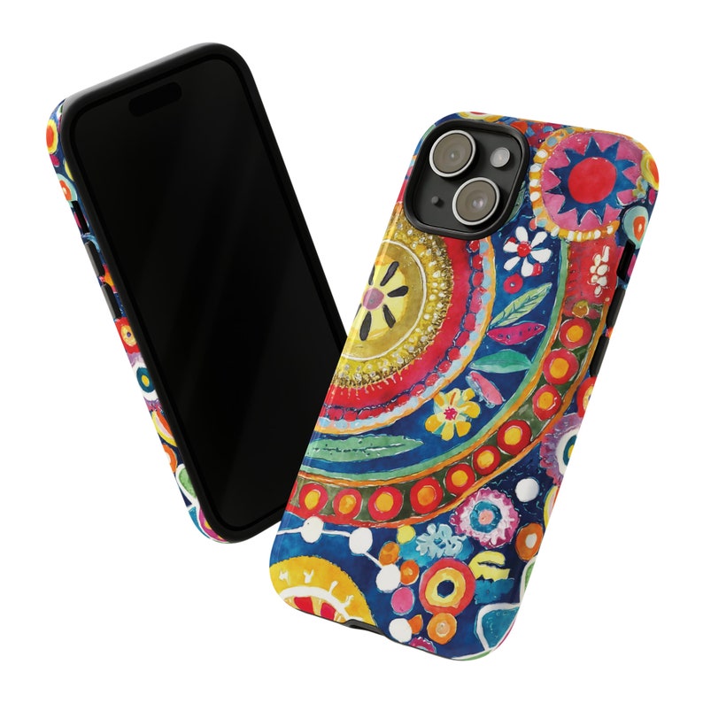Cool Funky Boho Pattern Phone Case, Cute Colorful iPhone Google Samsung ...