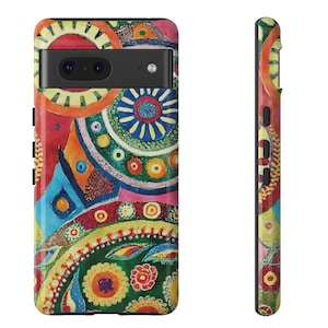 Cool Aesthetic Boho Pattern Phone Case, iPhone Google Samsung Tough ...