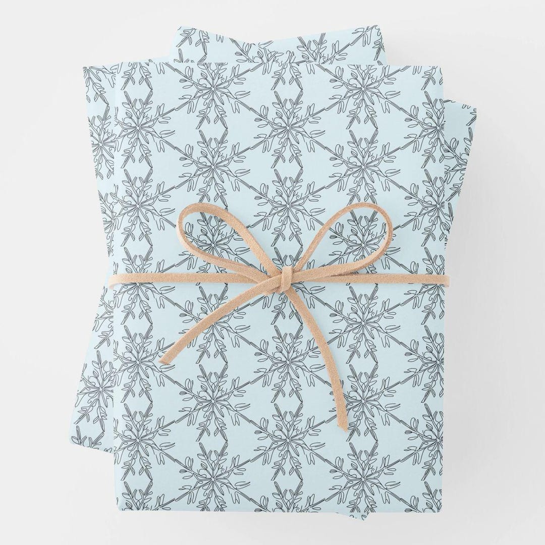 Let It Snow! Gift Wrapping Sheets - Etsy