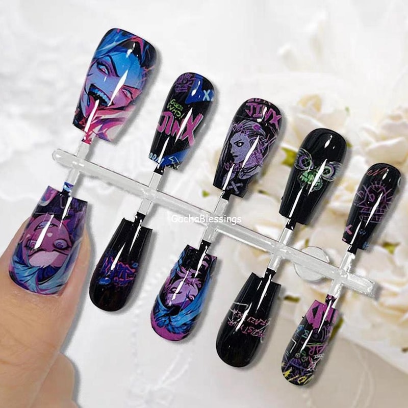 Arcane Jinx Nails - Etsy