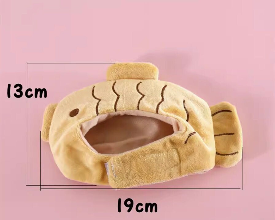 Pet Cat Costume Taiyaki Fish Shaped Bread Hat Cosplay Cute - Etsy