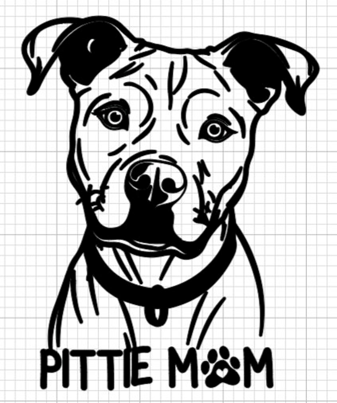 Pitbull Decal Dog Window Decal Pit Bull Car Decal Pit Bull Vinyl Decal ...