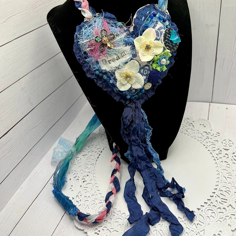 Textile Art Jewelry - Etsy