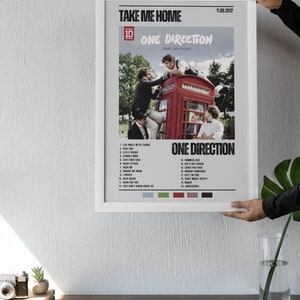 TAKE ME HOME One Direction Album Poster Digital Wall Art 1D Gift Home ...