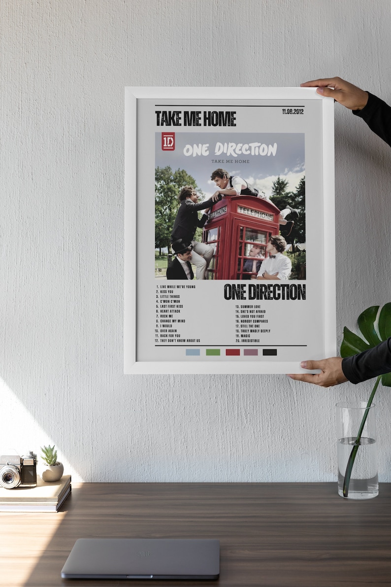 TAKE ME HOME One Direction Album Poster Digital Wall Art 1D Gift Home ...