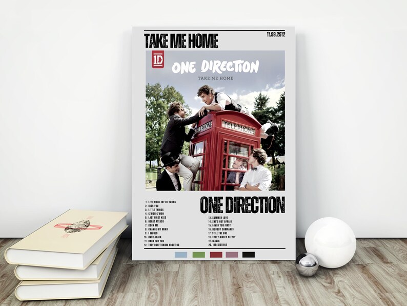 TAKE ME HOME One Direction Album Poster Digital Wall Art 1D Gift Home ...