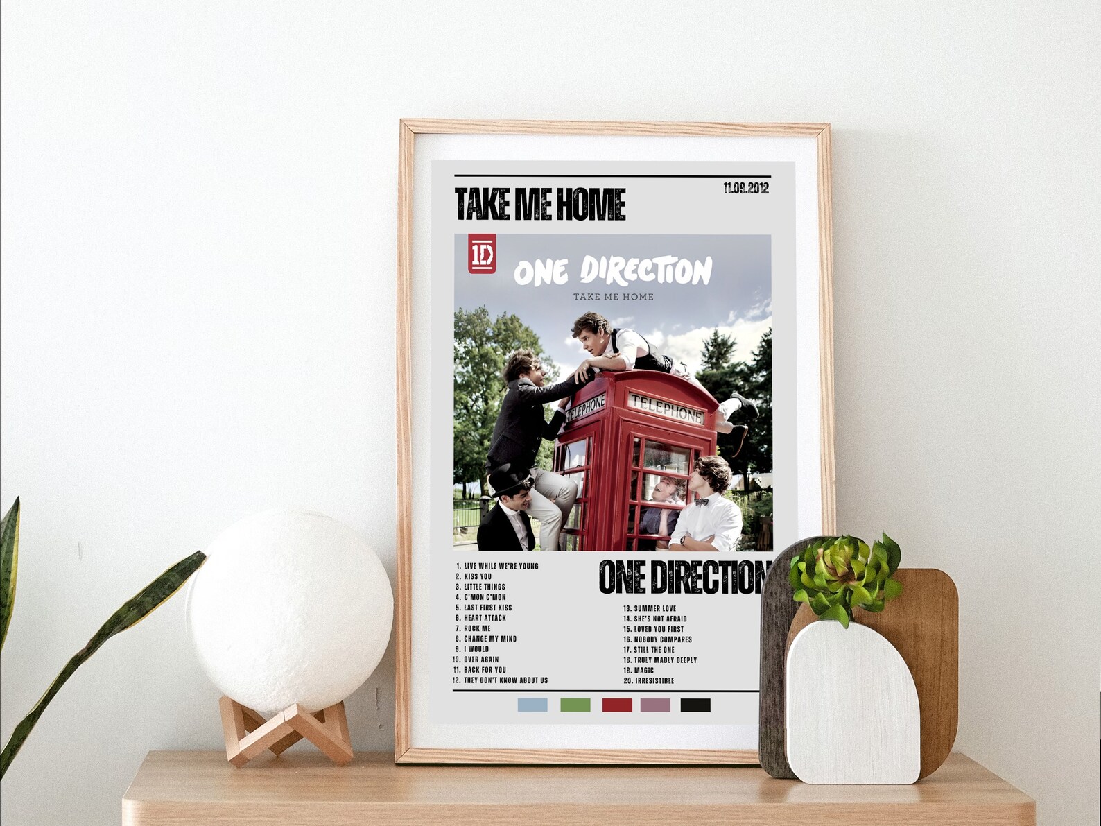 TAKE ME HOME One Direction Album Poster Digital Wall Art 1D Gift Home ...
