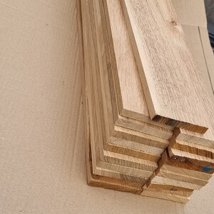 Oak Hardwood Boards: DIY Timber Offcuts (80mm X 12mm X 400mm+) - Etsy UK