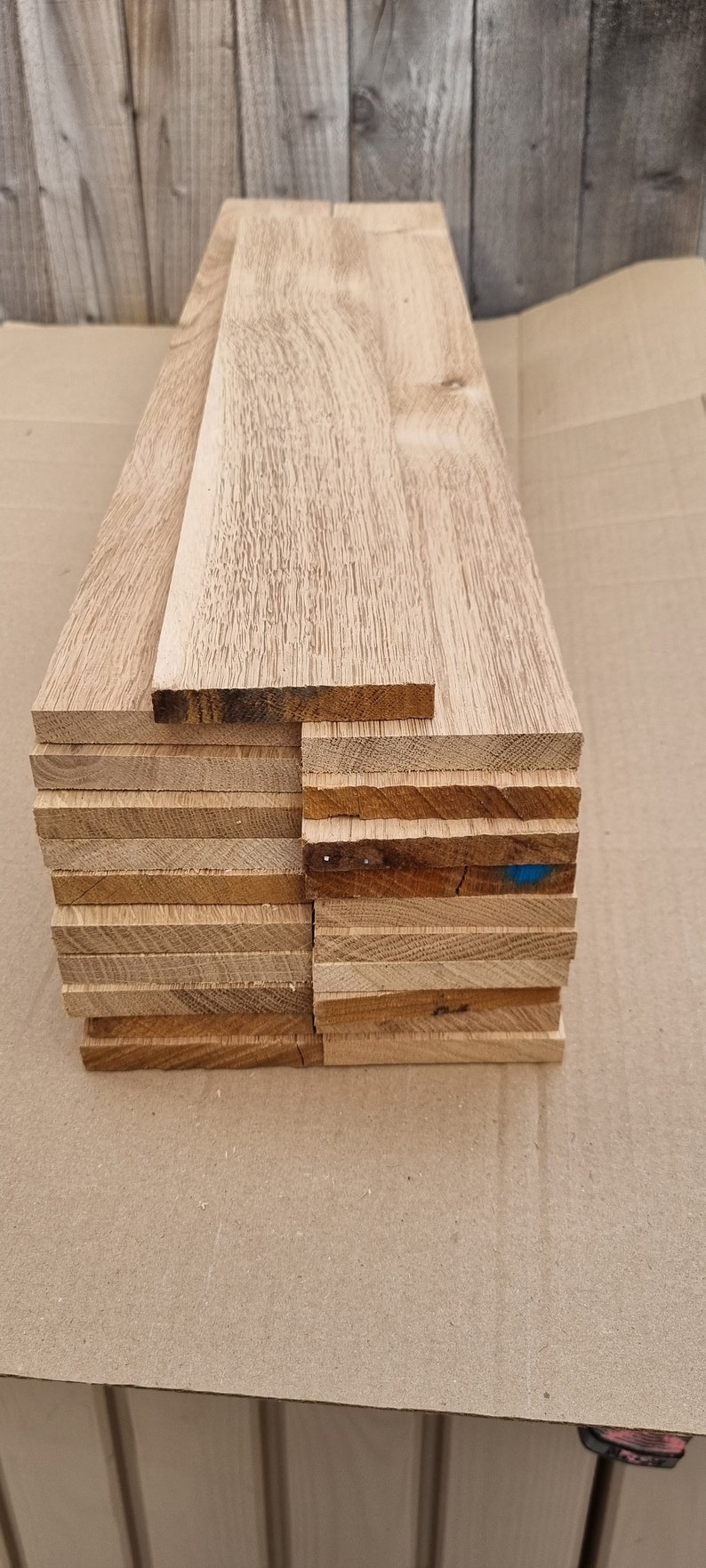 Oak Hardwood Boards: DIY Timber Offcuts (80mm X 12mm X 400mm+) - Etsy UK