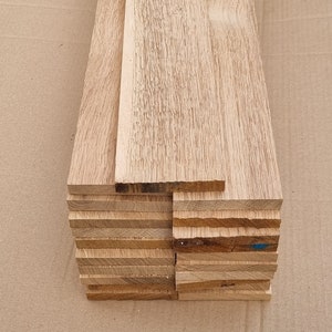 Oak Hardwood Boards: DIY Timber Offcuts (80mm X 12mm X 400mm+) - Etsy UK