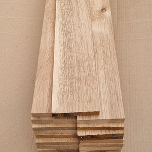Oak Hardwood Boards: DIY Timber Offcuts (80mm X 12mm X 400mm+) - Etsy UK