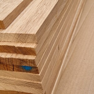 Oak Hardwood Boards: DIY Timber Offcuts (80mm X 12mm X 400mm+) - Etsy UK