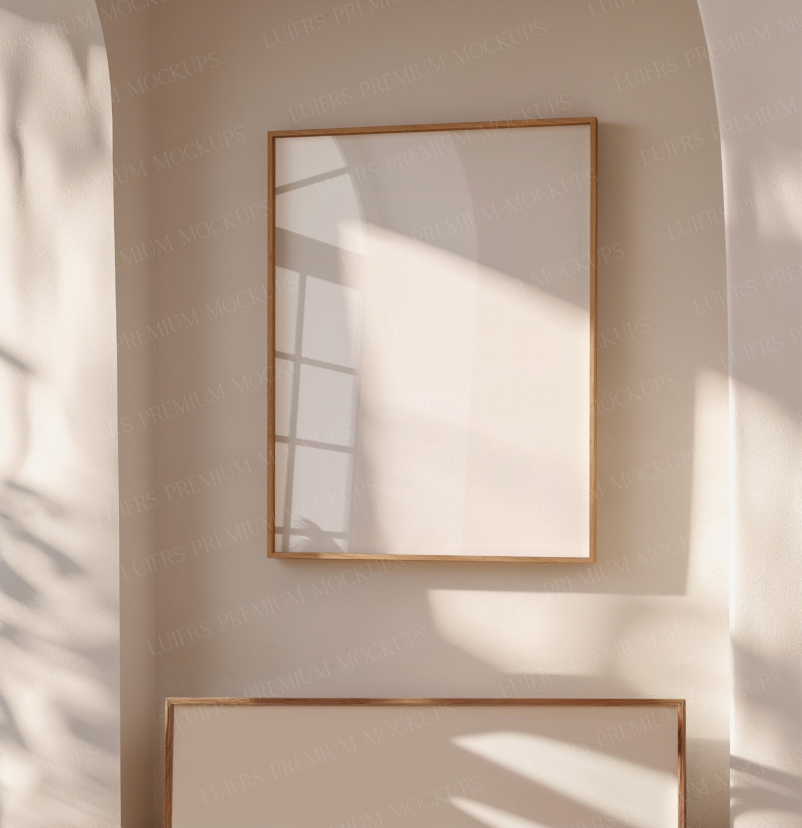Thin Wood Frame Mockup, 5x7 to 50x70 Ratio (digital Download) - Etsy