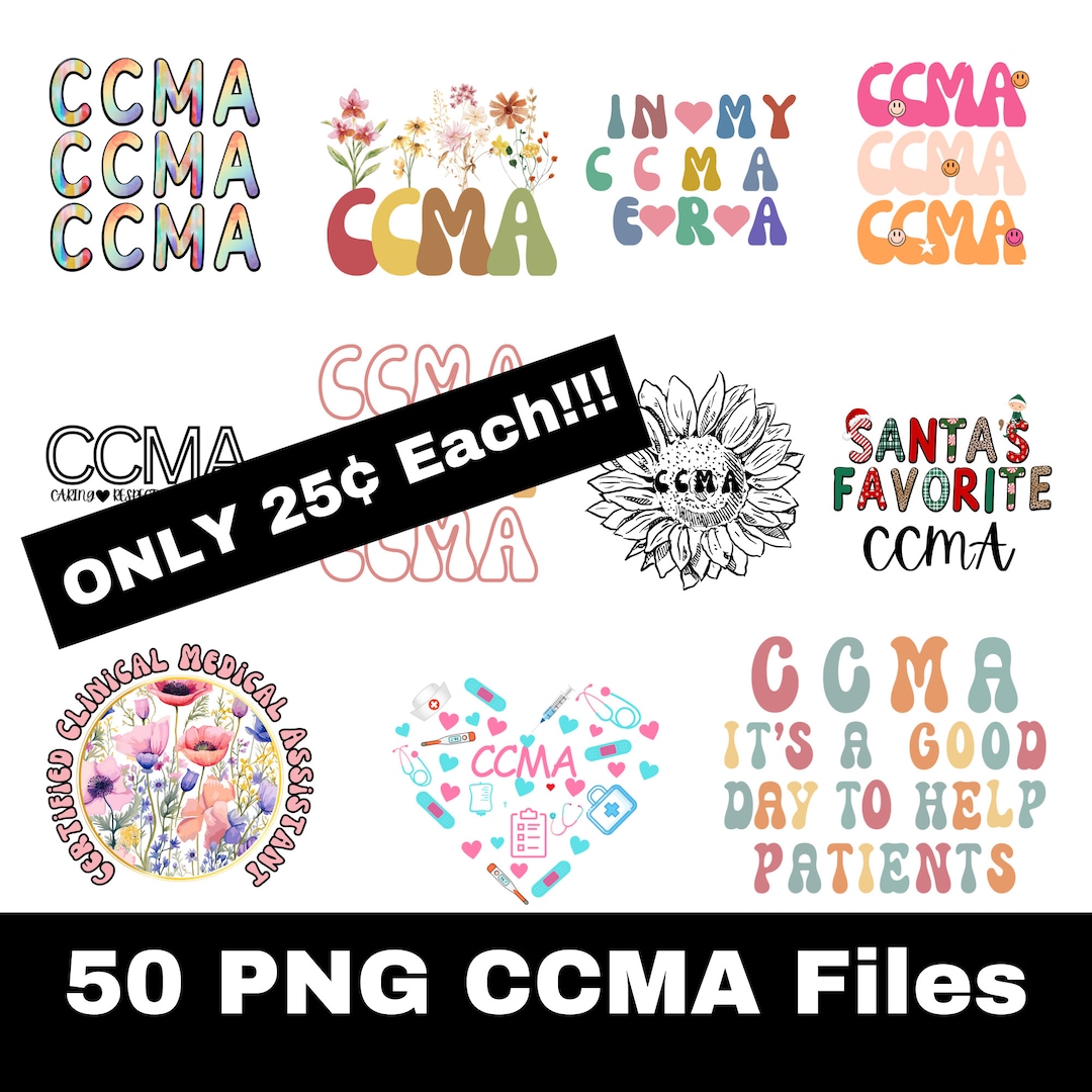 CCMA PNG, CCMA, Sublimation, Medical Assistant, Tshirt Design, Mug Design, Banner Design ...