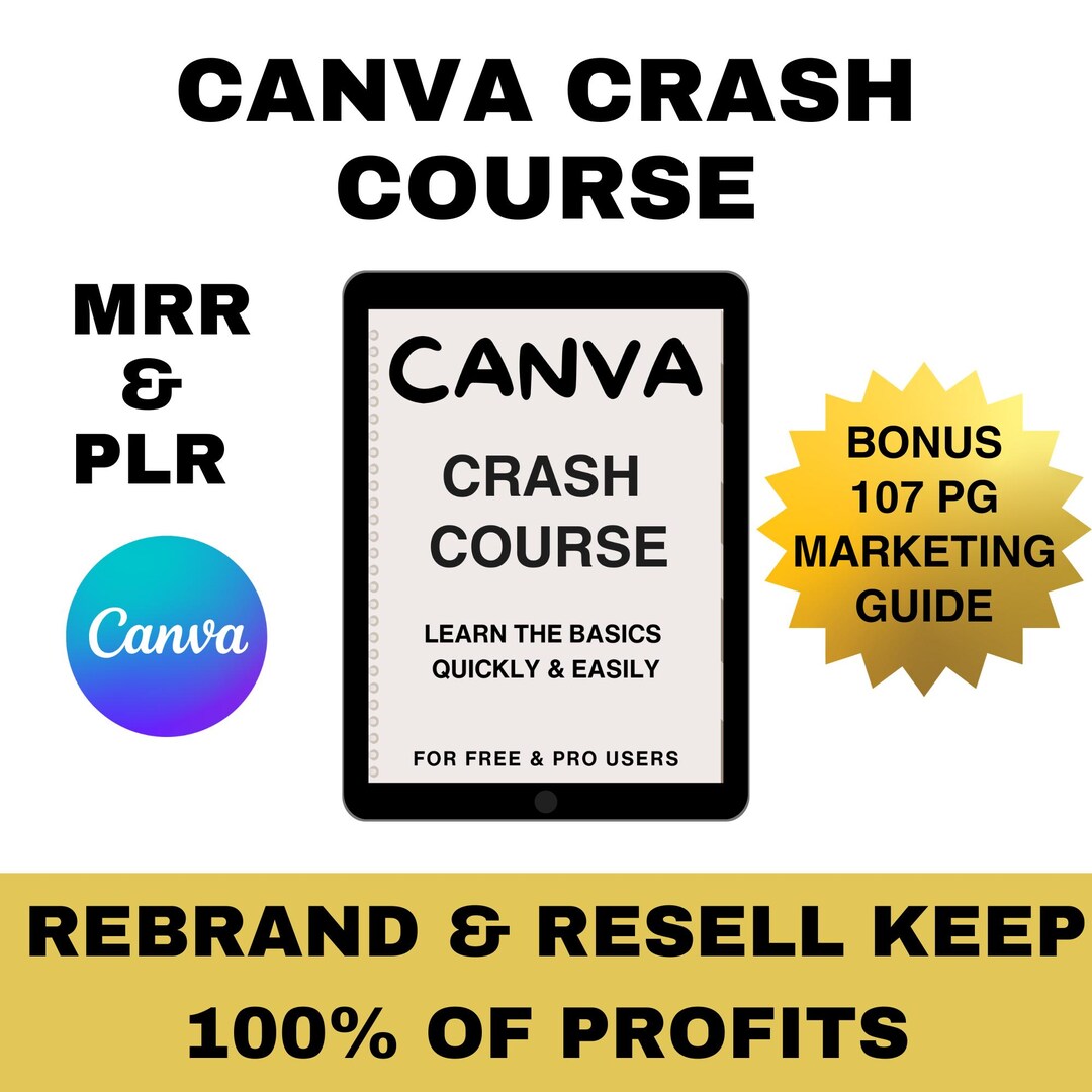 Courses Template Canvas Canvas Course Template Plr Mrr Rights Resell ...