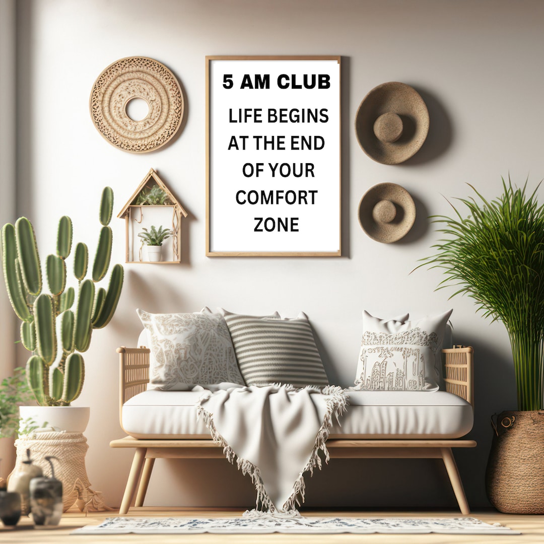 5AM Club Poster, 5AM Club Printable, Christmas, Christmas Gift, 5am ...