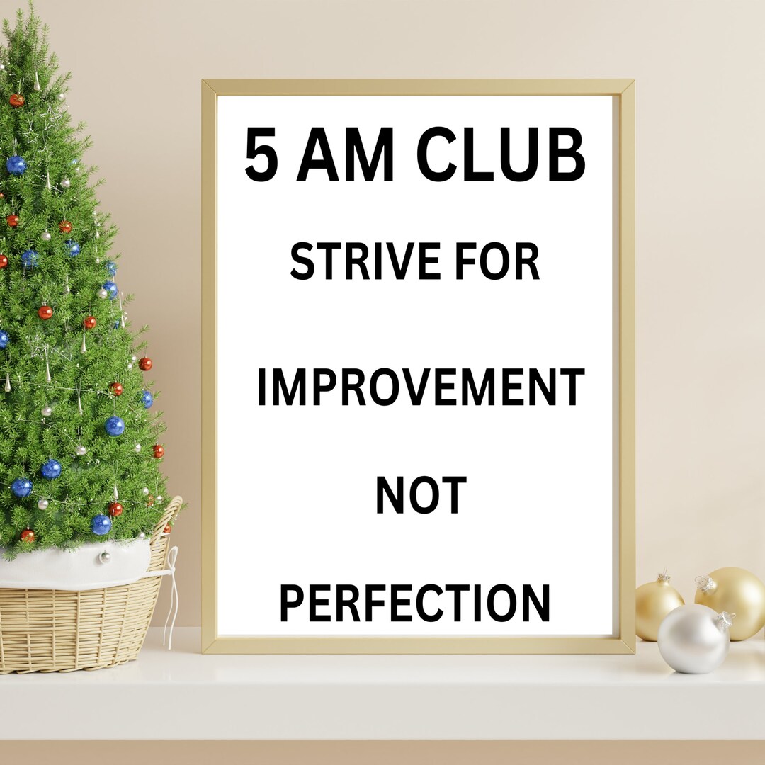 5am Club Poster 5am Club Printable Christmas Christmas - Etsy Australia