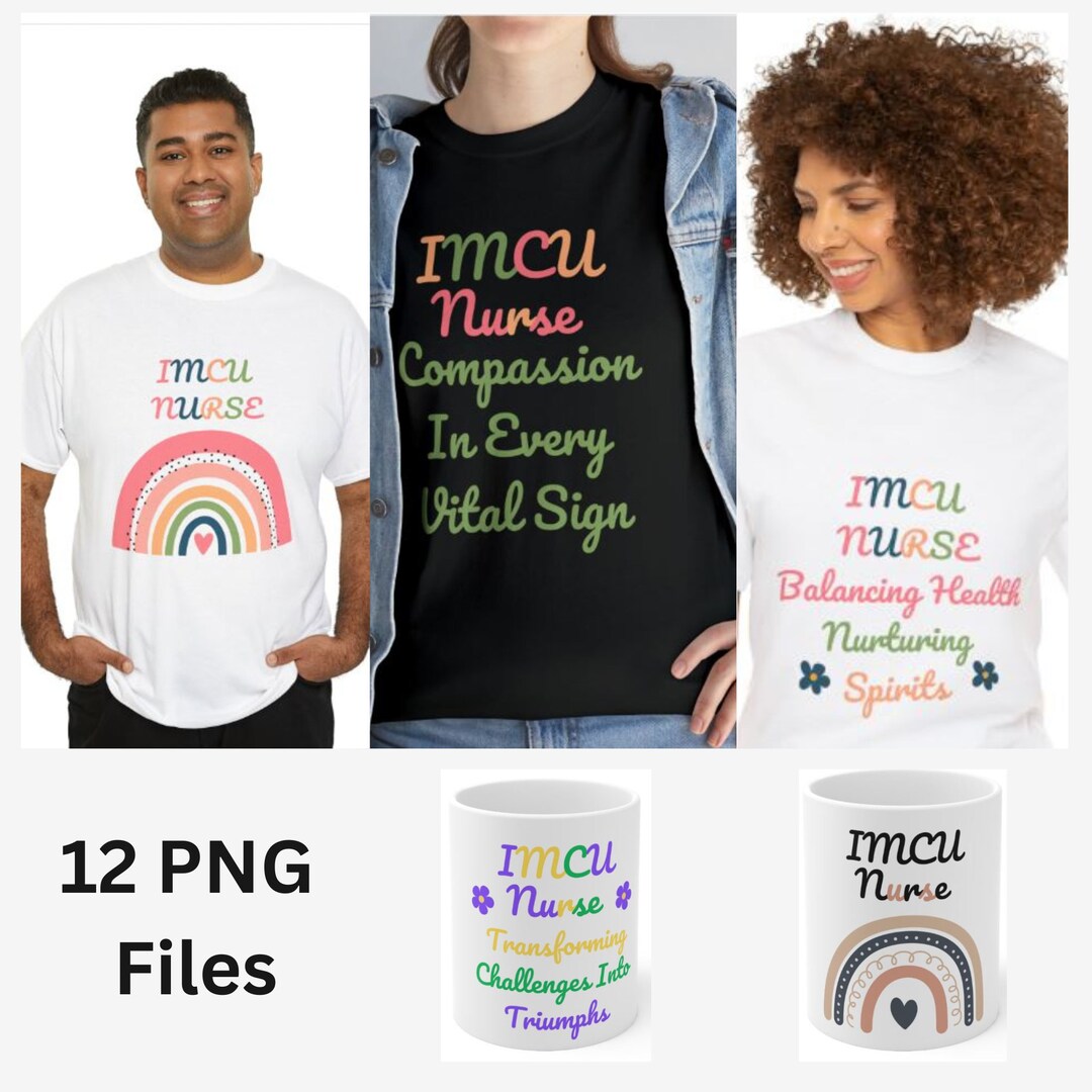 IMCU Nurse PNG Nurse Png 12 Png Files for Imcu Nurses Can - Etsy