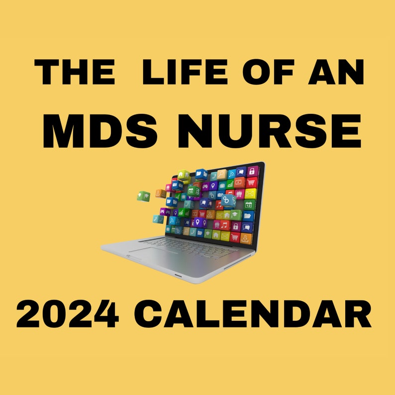 MDS Nurse Calendar, MDS Calendar, MDS Nurse, Mds Nurse Gift, Mds Nurse ...