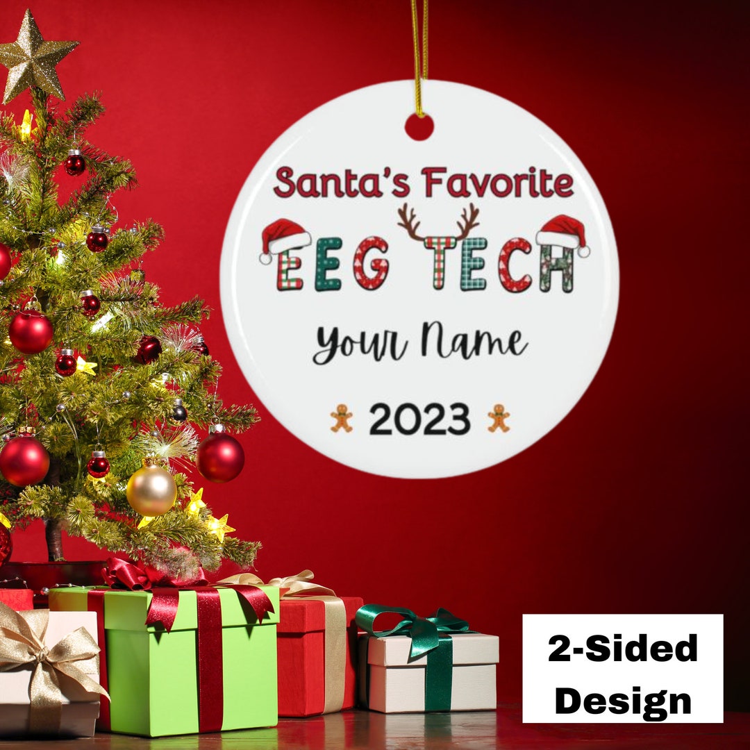EEG Tech Ornament, EEG Gift, EEG Gift, Eeg Tech Gift, Eeg Technologist ...