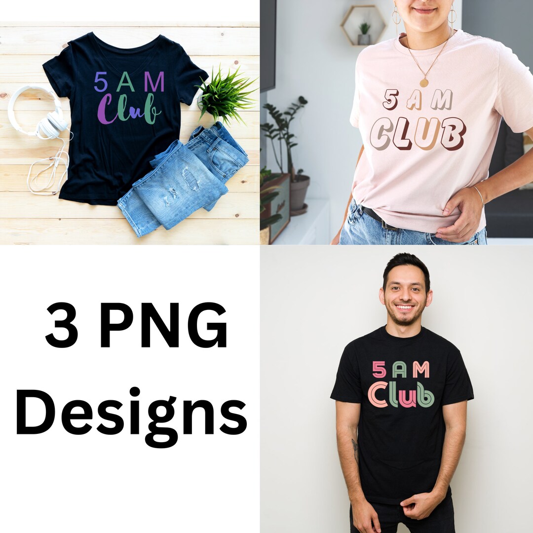 5AM Club Printable, 5AM Club, 5AM PNG, 5AM, Sublimation, 5 AM Crew, 3 ...