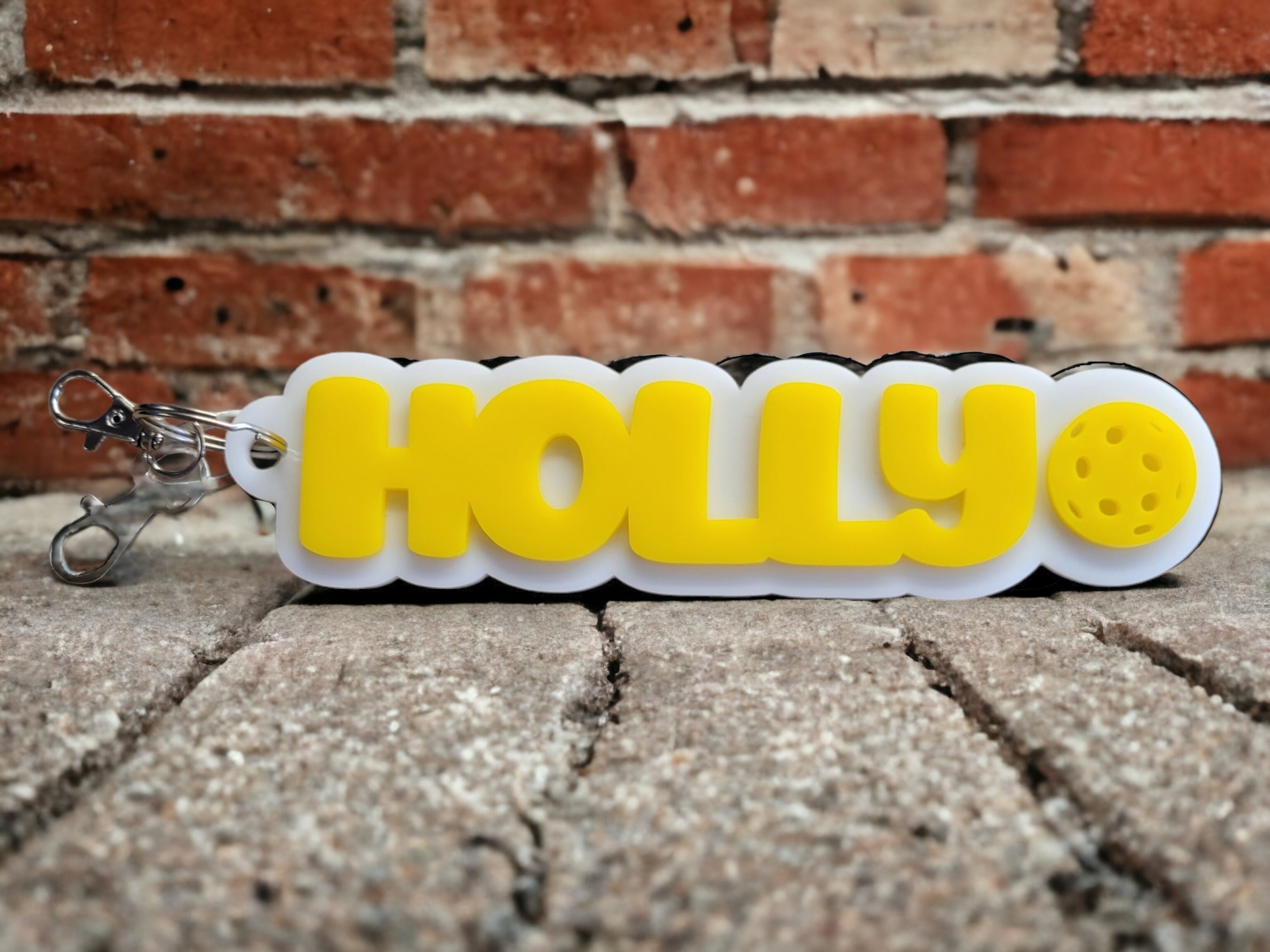Personalized Pickleball Bag Tag, Key Chain, Ornament, Name Tag ...