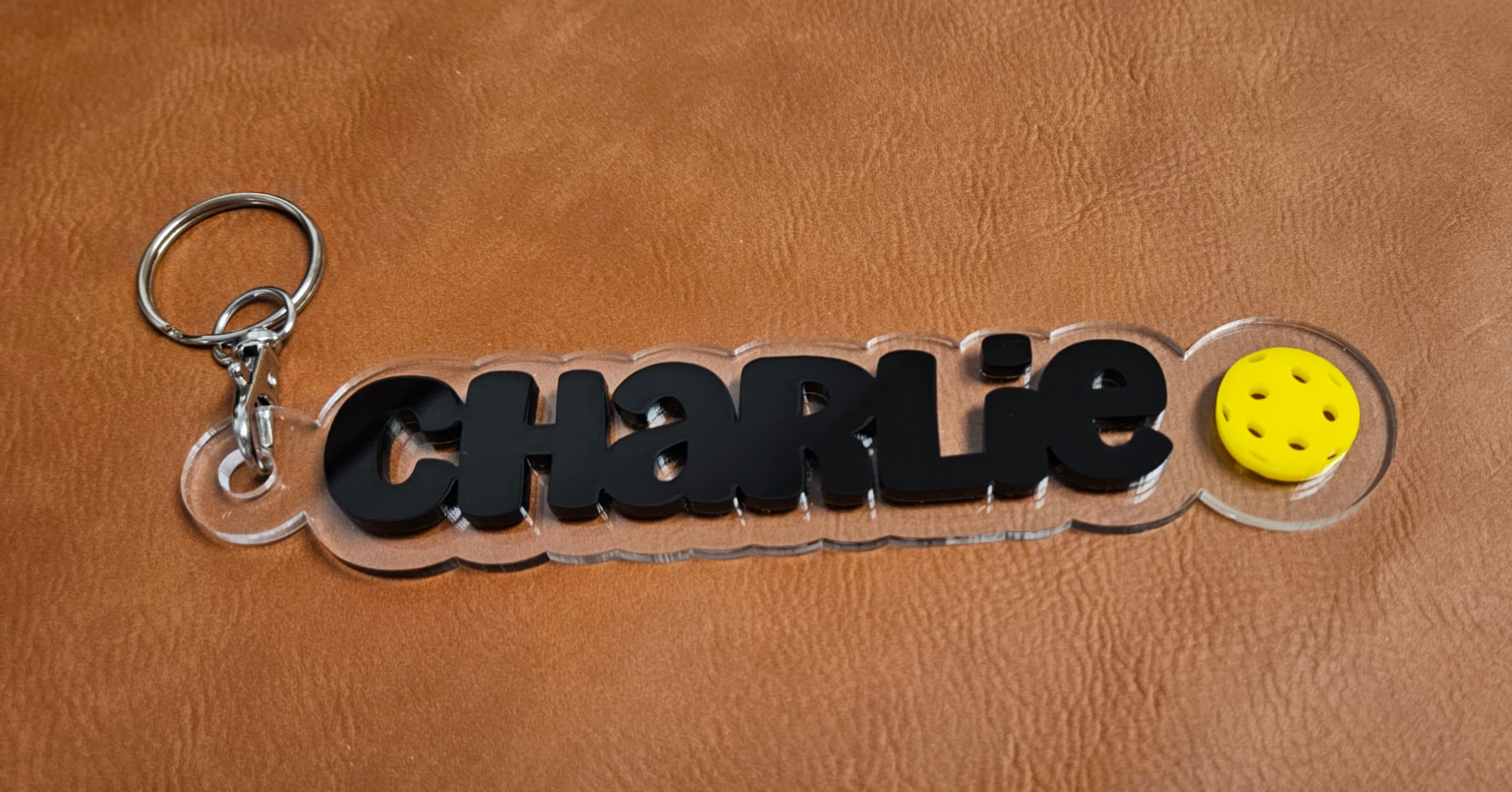 Personalized Pickleball Bag Tag, Key Chain, Ornament, Name Tag ...