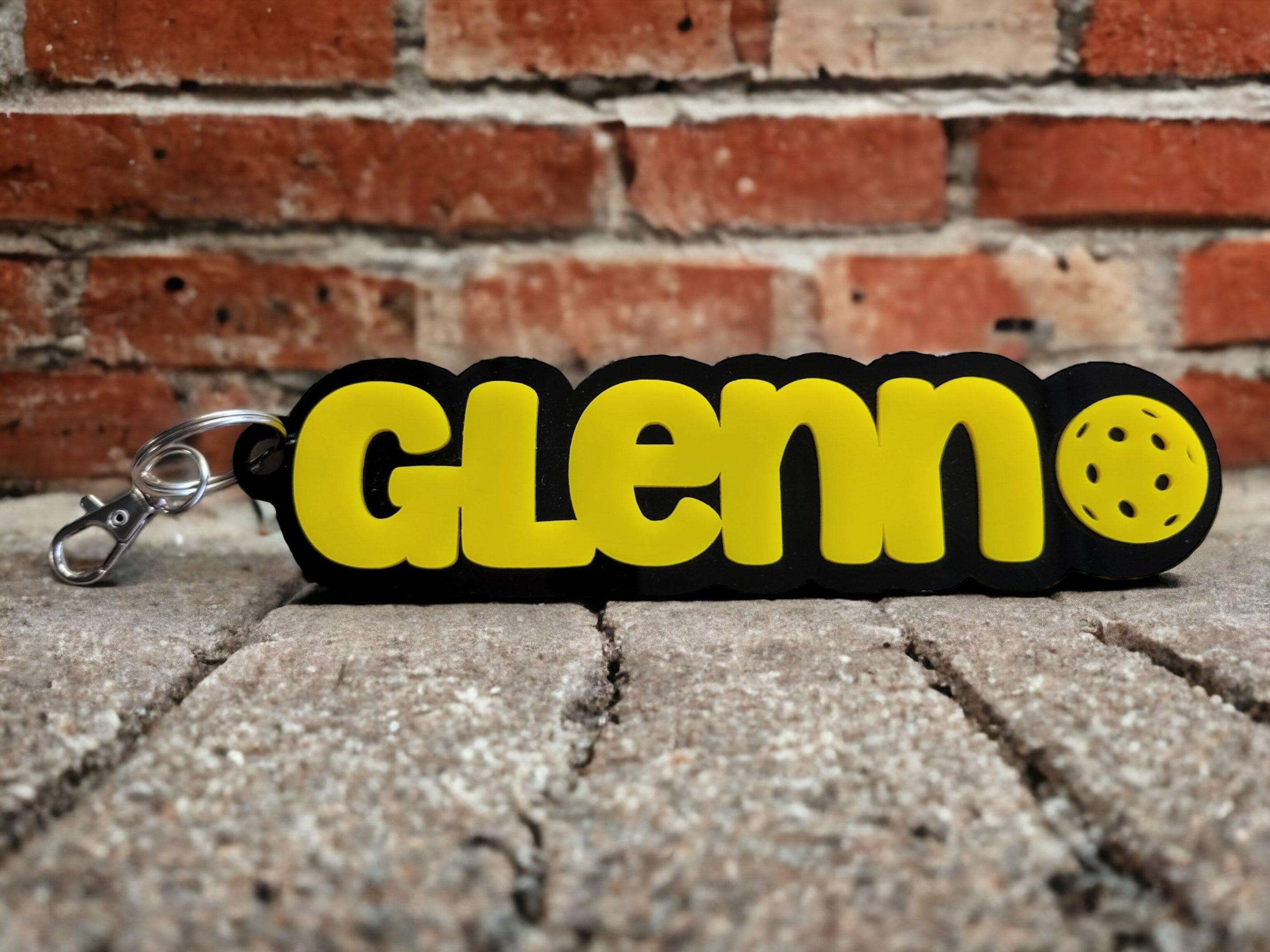 Personalized Pickleball Bag Tag, Key Chain, Ornament, Name Tag ...