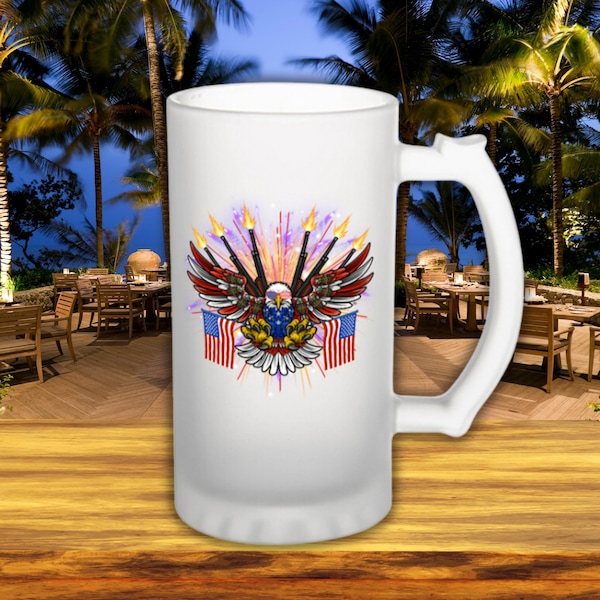 Patriotic Glassware - Etsy