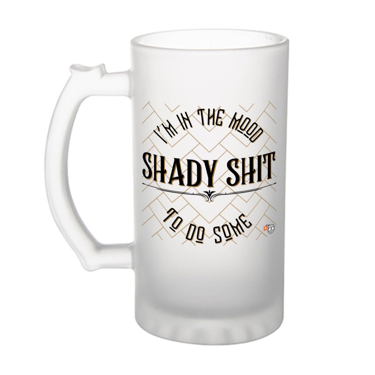 Shady Shit Funny Beer Mug. Funny Novelty Mug, Frosted Mug, Gift for ...