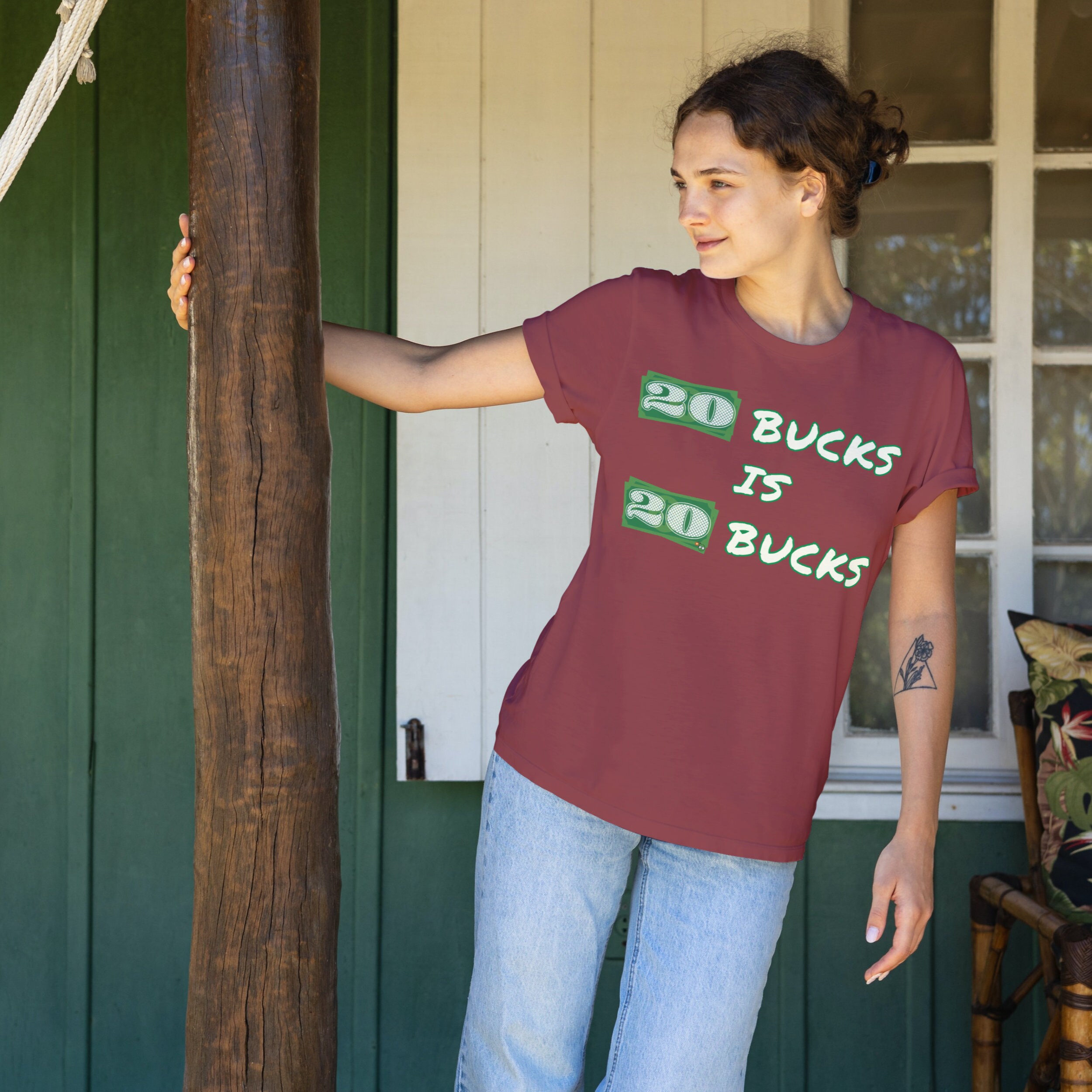 20 Bucks, is 20 Bucks Tee Funny Sayings Shirt Trending Graphic T Shirts ...