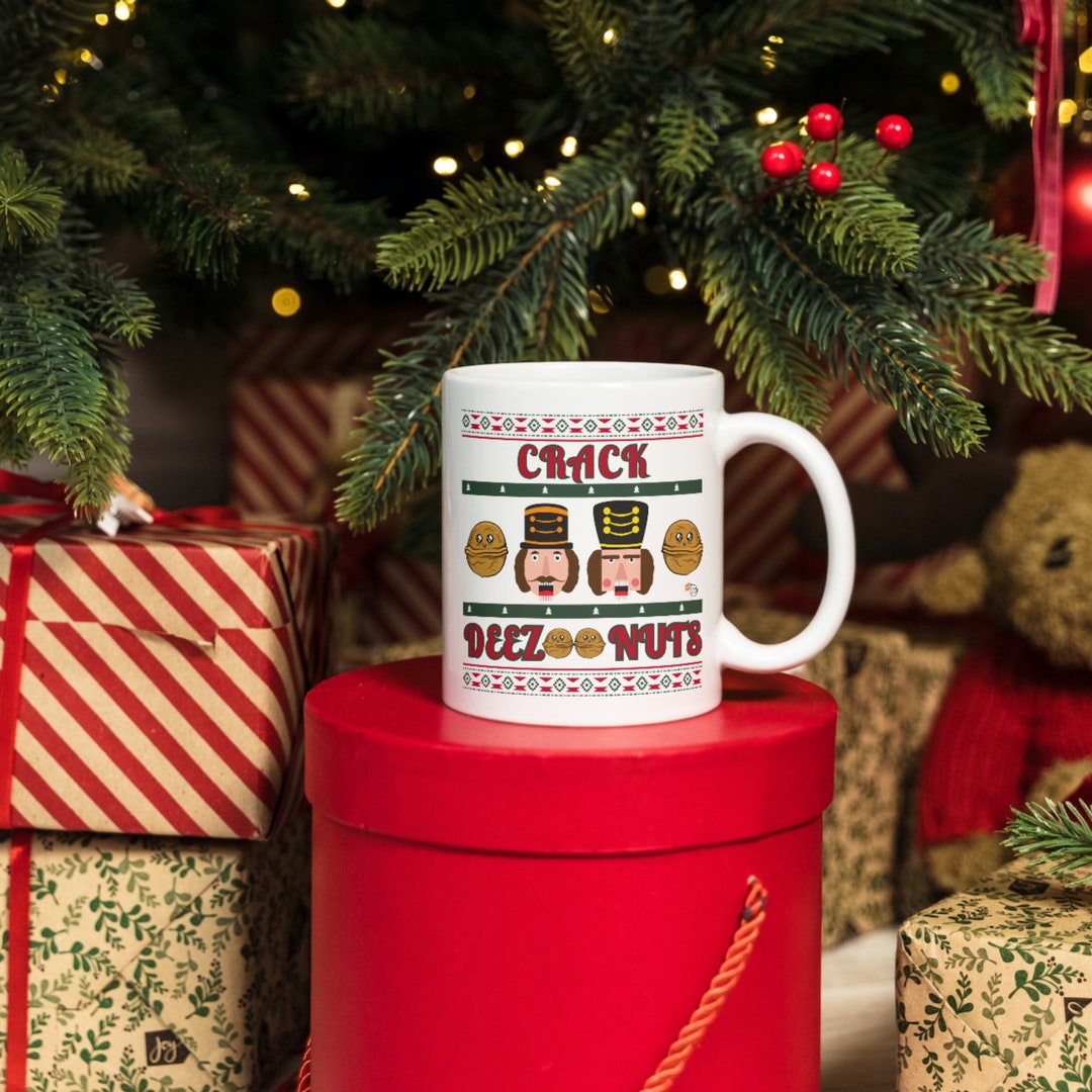 Deez Nuts Funny Christmas Mug Best Holiday Gift Gift for - Etsy