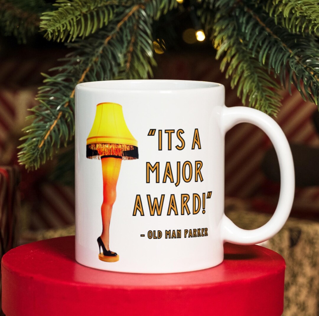 Major Award, Funny Christmas Mug - A Christmas Story - Leg Lamp Coffee ...