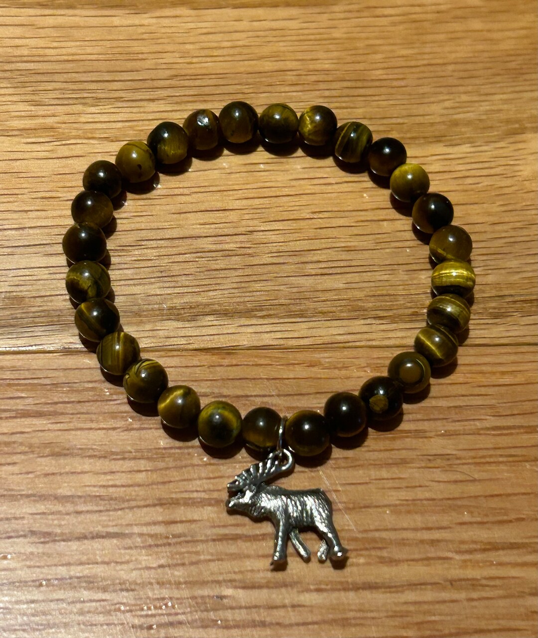 Tiger’s Eye Moose Bracelet - Etsy