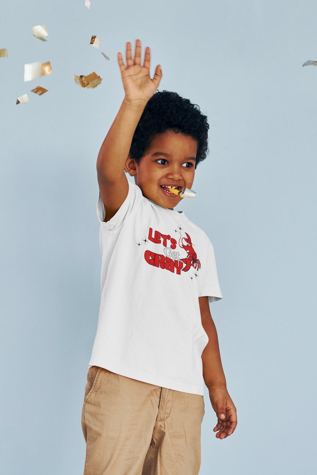 Toddler's Let's Get Cray T-shirt, Crawfish Theme, Crawfish Lover Gift ...