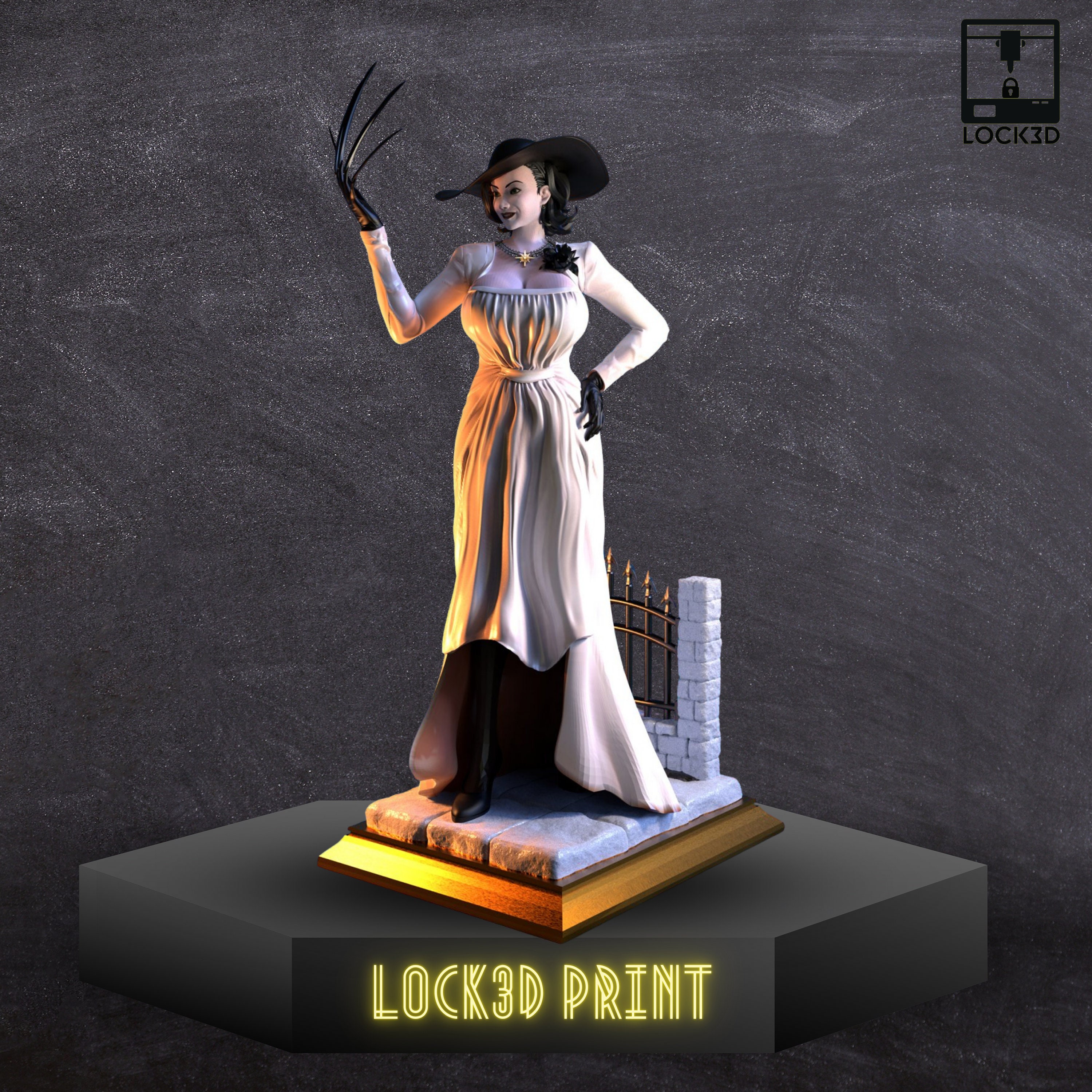 Lady Dimitrescu Resident Evil 3D STL File for 3D Printer Ready - Etsy ...