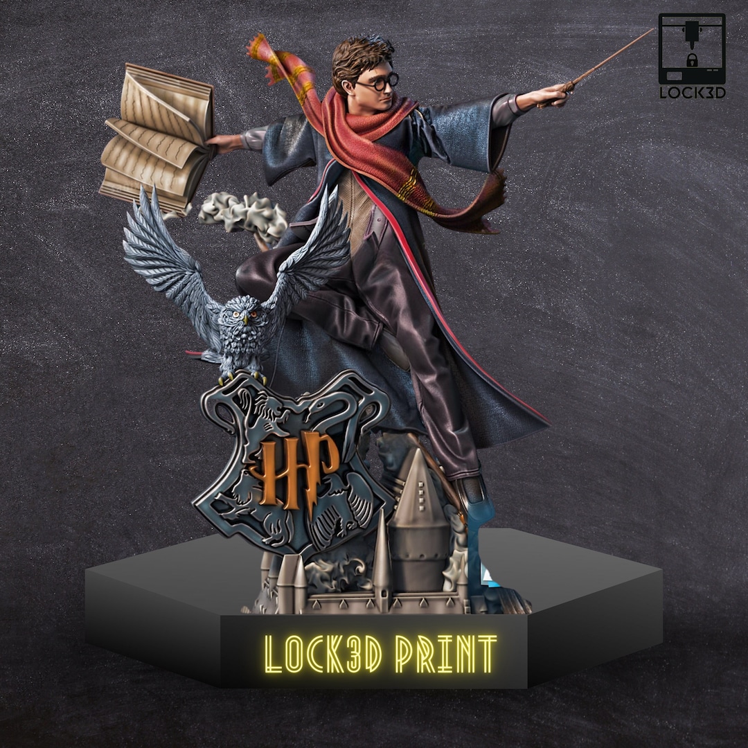 Harry P0tt3R Hp Archivo STL 3D para impresora 3D Impresión lista ...