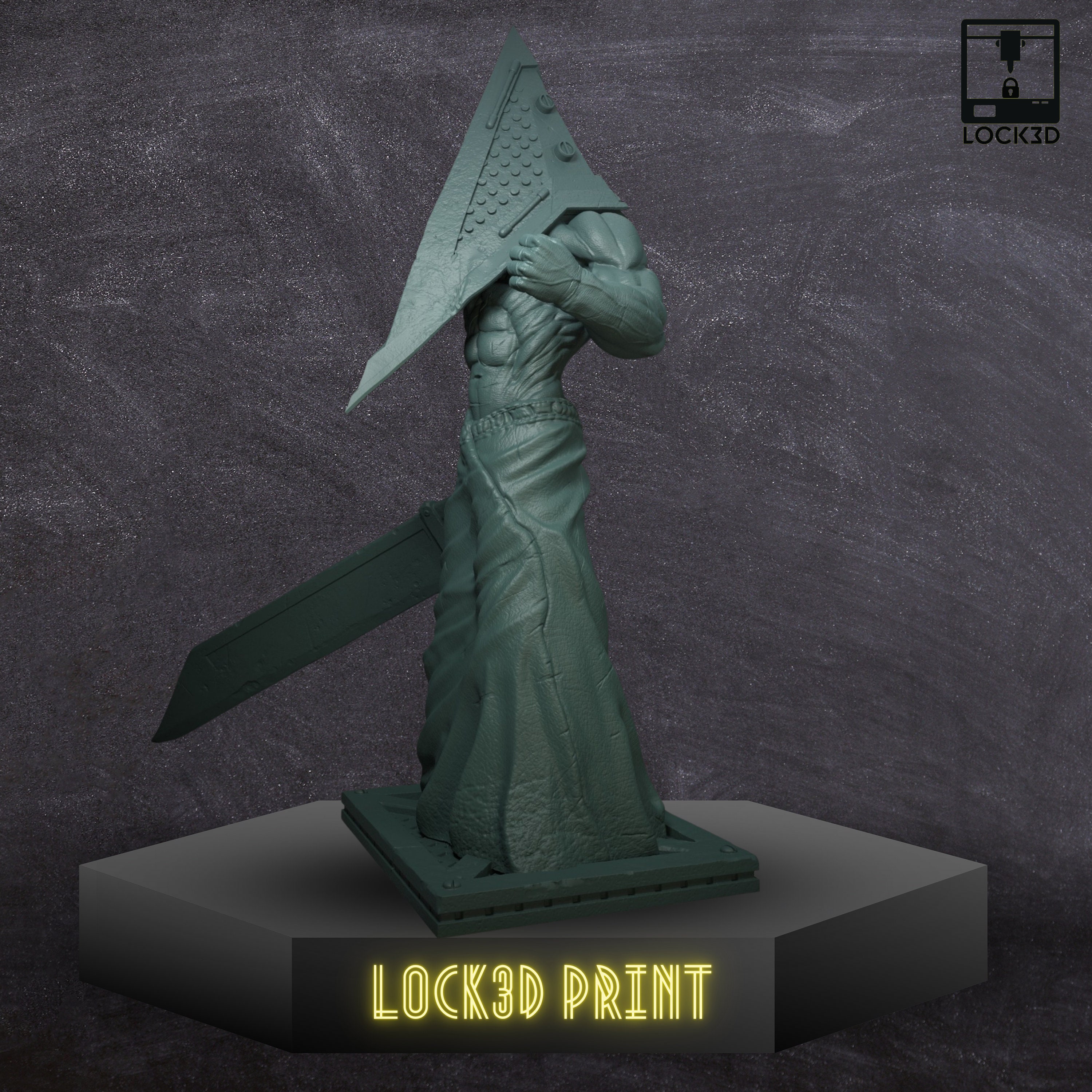 Pyramid Head Silent Hill 3D STL File for 3D Printer Ready - Etsy UK