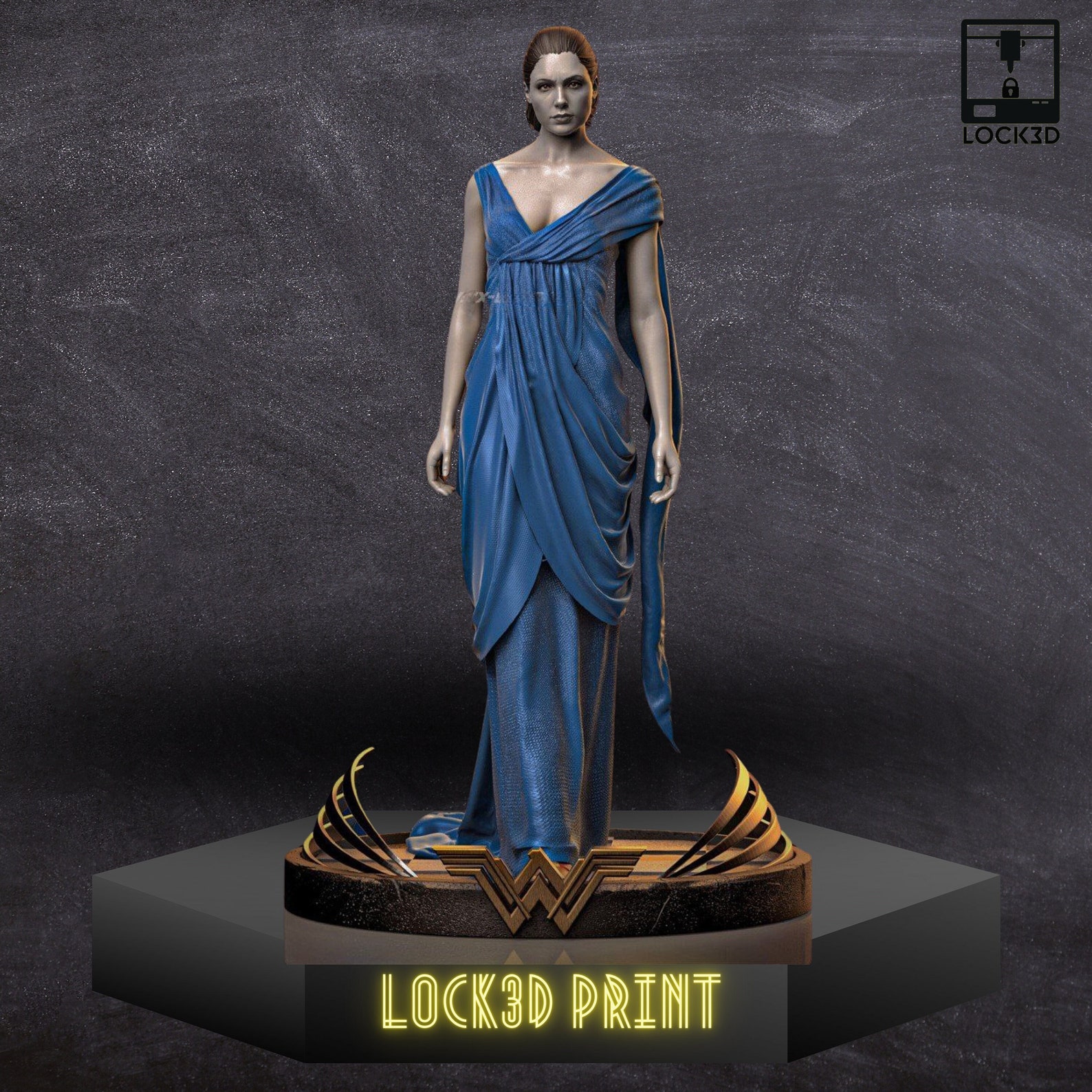 Princess Diana Gala Queen Character Figur Film Movie 3D STL - Etsy