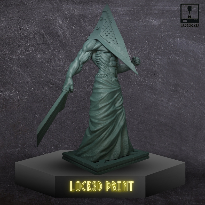 Pyramid Head Silent Hill 3D STL File for 3D Printer Ready - Etsy UK