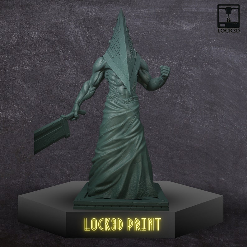 Pyramid Head Silent Hill 3D STL File for 3D Printer Ready - Etsy Australia