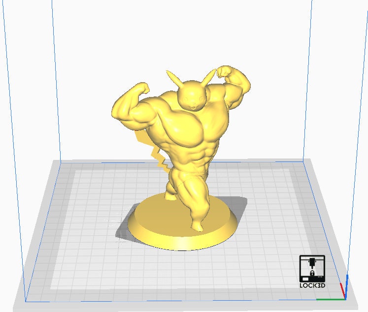 Ultraswolepikachu Stl File For 3d Printer Ready Printing Etsy