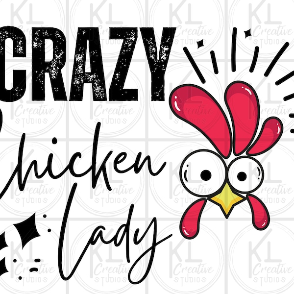 Crazy Chicken Lady - Etsy