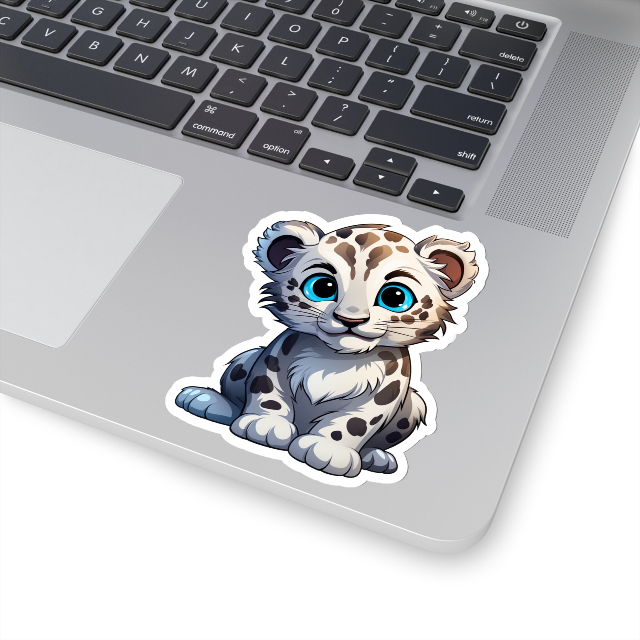 An Adorable Snow Leopard Sticker, Charming and Fun for Yourself or as a ...
