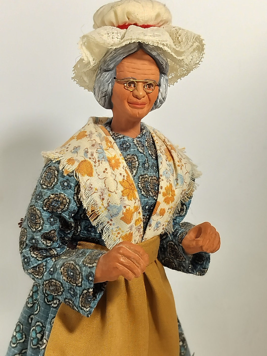 Vintage Santon De Provence French Terracotta Clay Doll Figurine Old ...